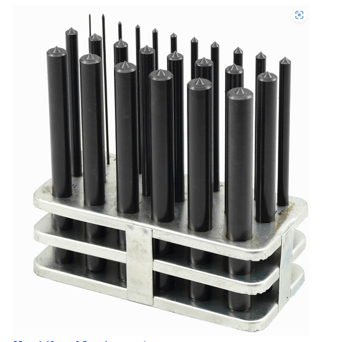 Transfer Punch Set Metric - Metal Man Tools